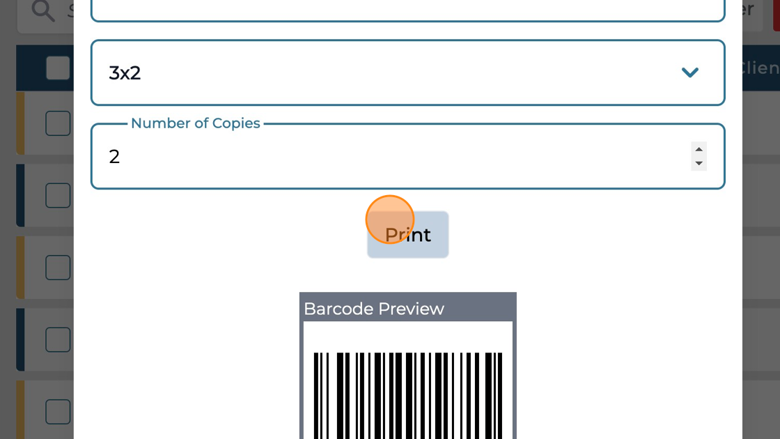 Location Management - Printing barcodes