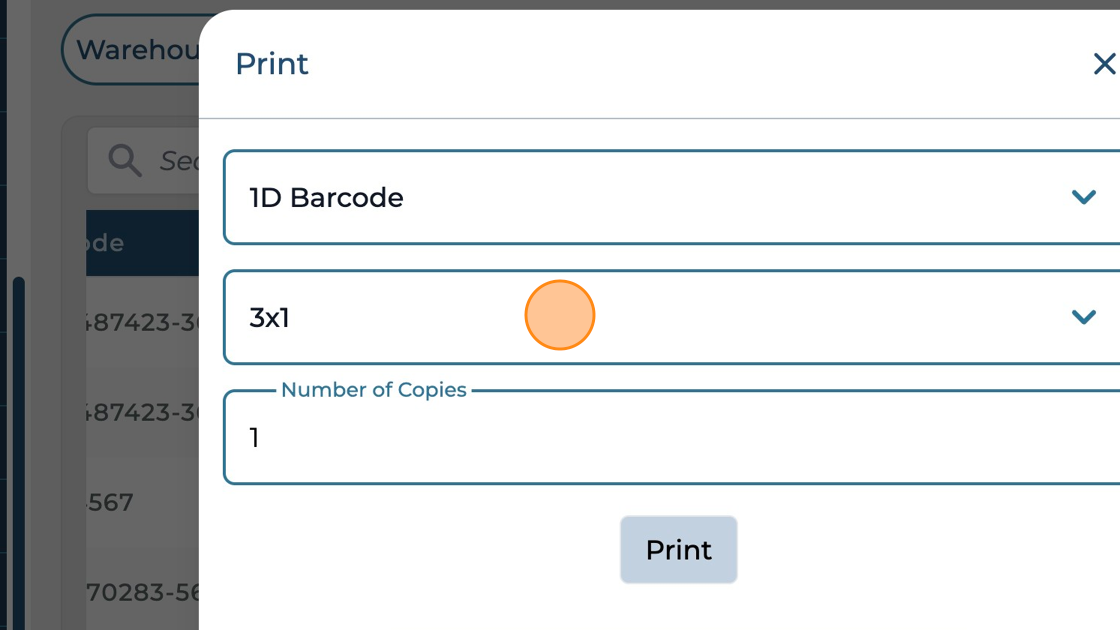 Tote Management - Printing barcodes