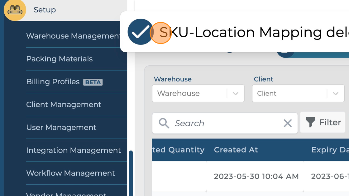 SKU-Bin Management - Edit, Stock Update and Delete SKU-Bin Mappings