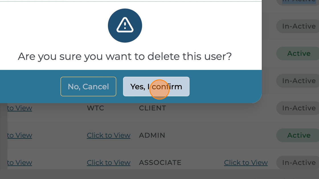 Deleting and suspending users