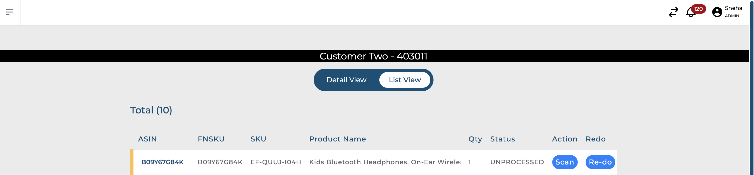 Views on Packing Screen