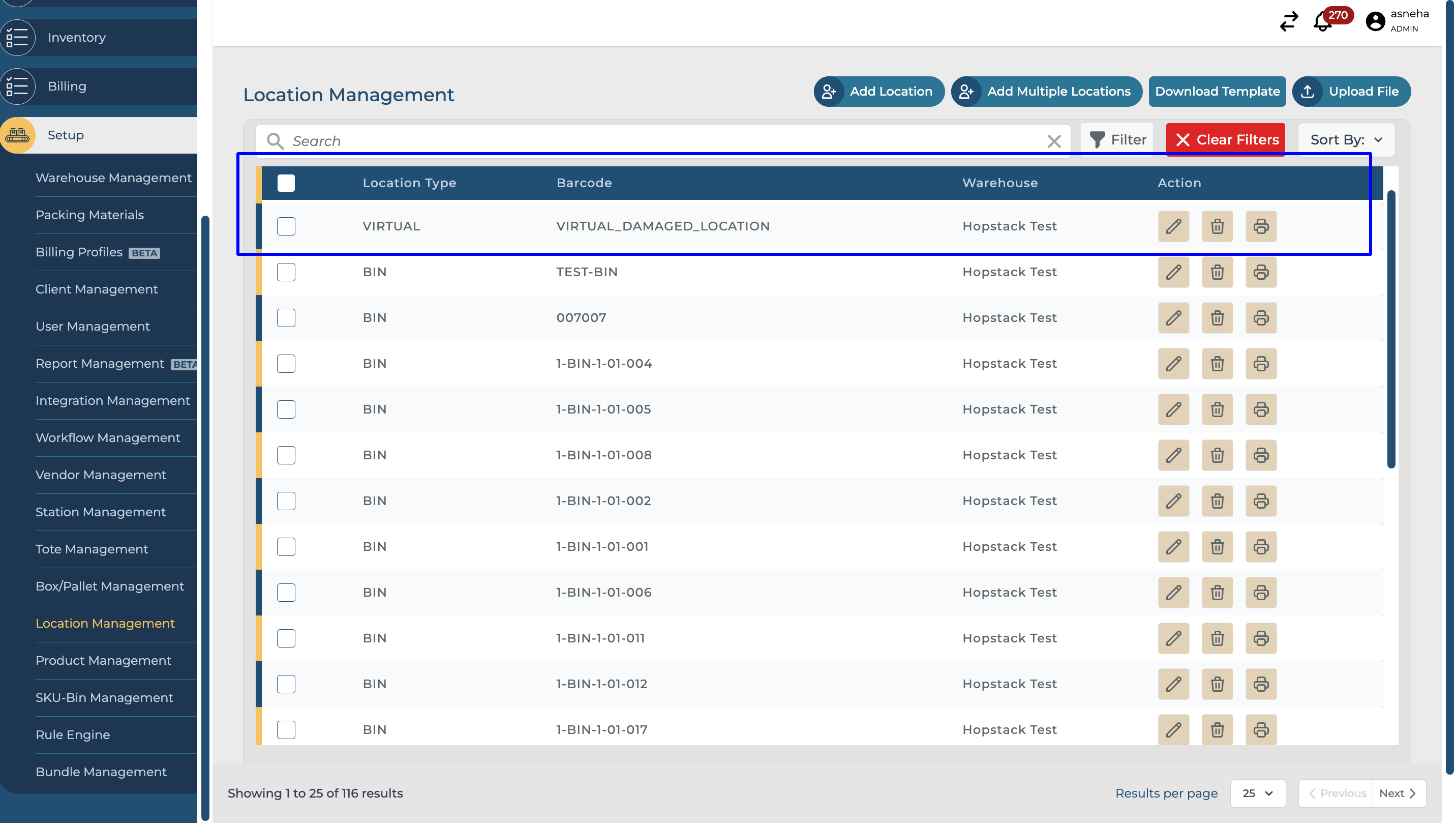 Managing Damaged Quantities with System-Created Damaged Locations
